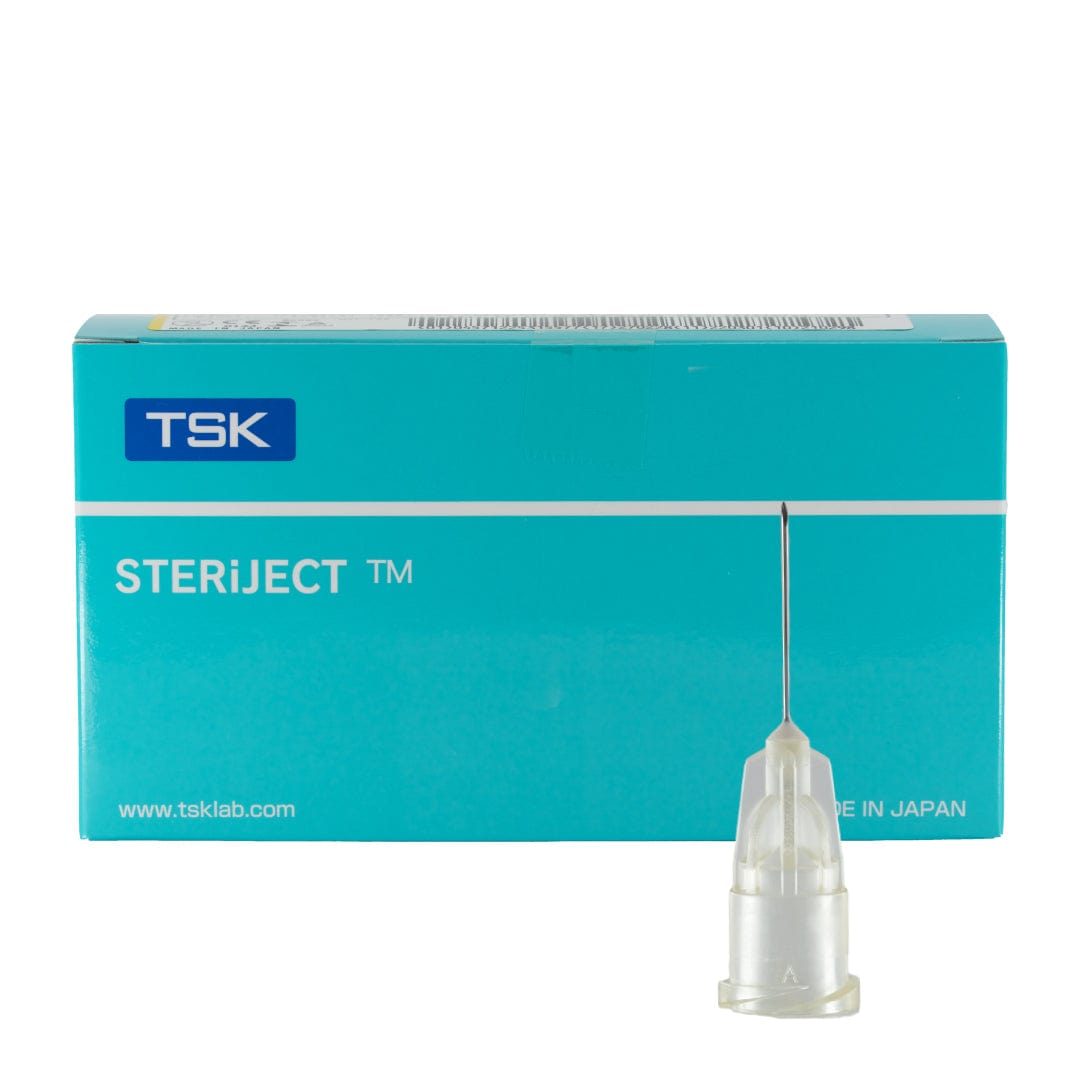 TSK Steriject Hypodermic Needle 30G X 13mm (1/2"), Pack of 100